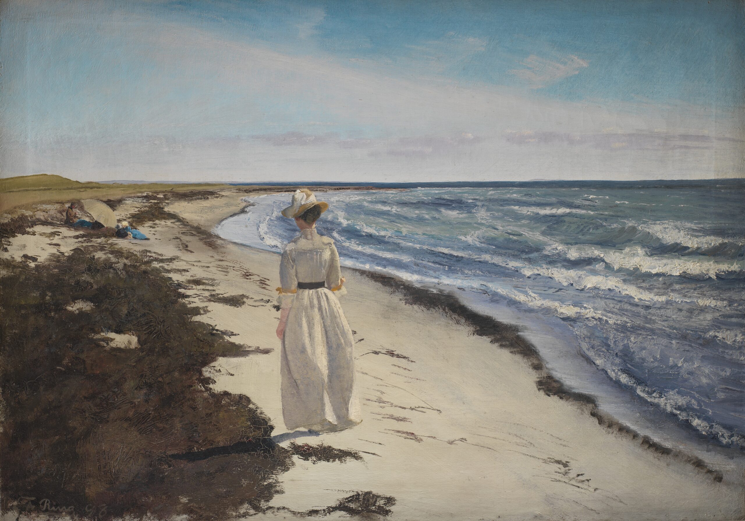HIRSCHSPRUNGSKE: En dag på stranden - KULTURINFORMATION Kunst
